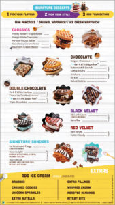 Menu - The Belgian Waffle Co